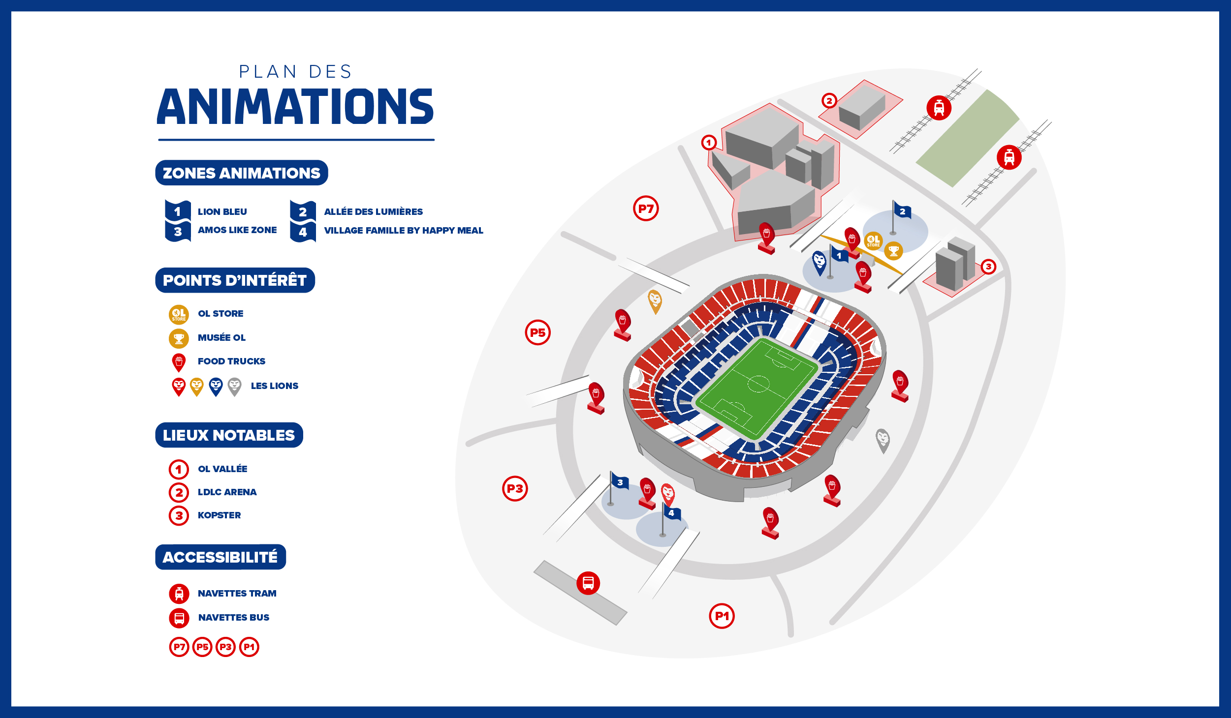 Animations au Groupama Stadium | Olympique Lyonnais